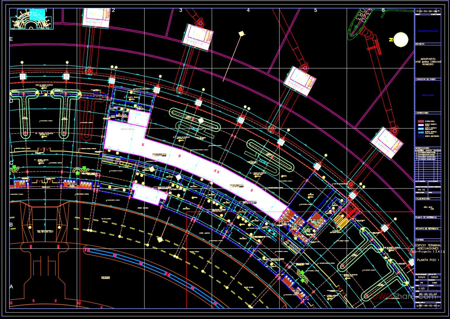 Airport Plans Autocad Drawing