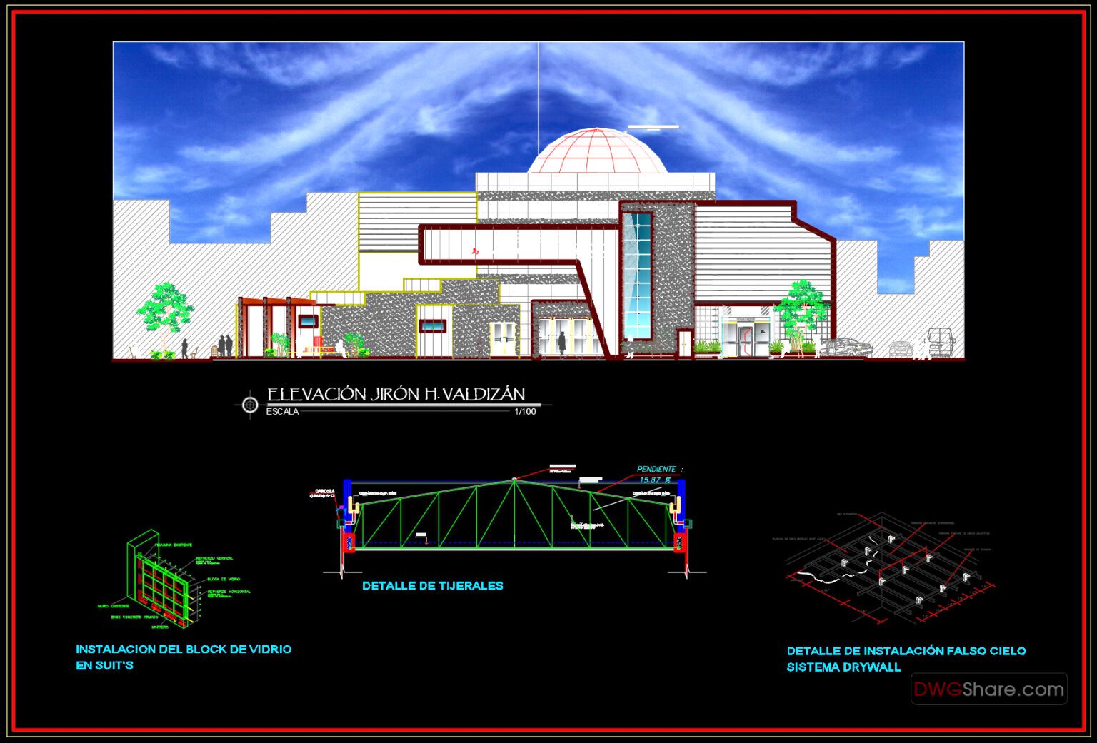 Banking Center DWG Full Project for AutoCAD