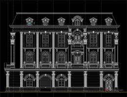 House Faces Details AutoCAD File Free Download