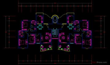 45 models of gypsum cornices and gypsum components in CAD drawings