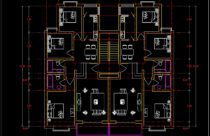 152.Detailed AutoCAD drawings of vertical facades in classical architecture