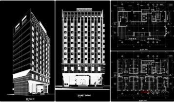 Includes an AutoCAD library with a compilation of drawings for hotel design