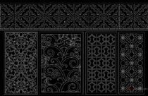 199. Free Download of Decorative Pattern Design CAD Blocks