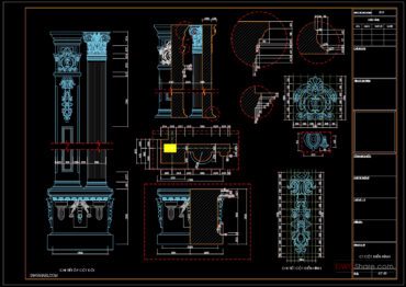 111.Classical Architectural details Blocks free download