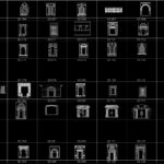 127.Continental door cad block set free dwg (1) - Free Cad Blocks ...