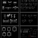 128.Continental window cad block set free dwg - Free Cad Blocks ...