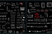81.Drawer Cabinet AutoCAD blocks free download