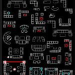 181.CAD Blocks Furniture for Bedroom Living room and Dining room - Free ...