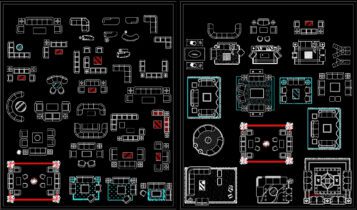 304. Free download bar furniture CAD blocks