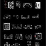 184.CAD Blocks Furniture for Living room - Free Cad Blocks, download ...