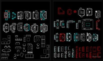 Living Room CAD Blocks Free Download – High-Quality DWG Files