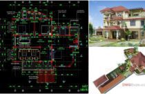 417. Free CAD Details of Glass and Metal Railings for House Design