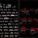 35.Beds top view and front view AutoCAD blocks free download - Free Cad ...