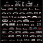 35.Beds top view and front view AutoCAD blocks free download - Free Cad ...