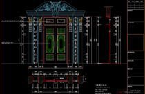 297. CAD drawings of the technical details of residential bathroom ...