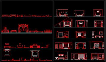 27.Security Camera System AutoCAD Blocks