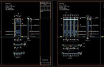626. Free CAD Drawings of Concrete Bridge Piers and Footing Details