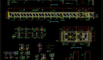 61.Free Download of Ladders Elevation and Sections Autocad Drawing DWG