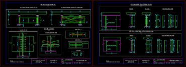 58.Details Of Metal Beam Bridge DWG Detail for AutoCAD