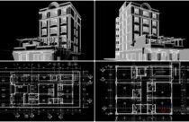 19. CAD drawings of a 10-story high-rise residential building project ...