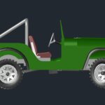 61.Jeep 3D Autocad Drawing - Free Cad Blocks, download DWG models for ...