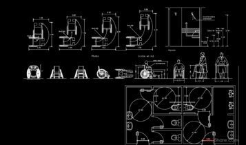 Disabled people Archives - Free Cad Blocks, download DWG models for ...