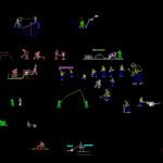 71.Construction workers DWG Drawing Free AutoCAD (1) - Free Cad Blocks ...