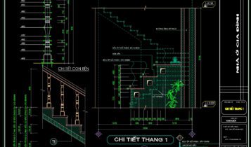442. Free Staircase CAD Layouts – Detailed Plans, Sections ...