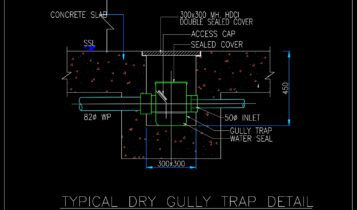 87. Detailed CAD drawings for the installation of a washbasin, toilet ...