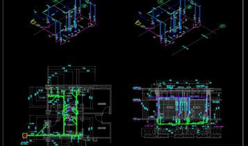 119. CAD drawings detailing the design of water supply and drainage ...