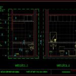 83.WC Layout Plan and elevations details AutoCAD drawing download (2 ...