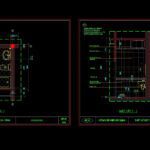 83.WC Layout Plan and elevations details AutoCAD drawing download (2 ...