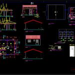 84.Autocad Drawings Of Police Station Layout Plan and Elevations ...