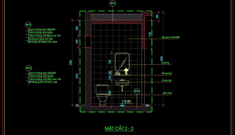 84.WC Layout Plan and elevations details AutoCAD drawing download ...