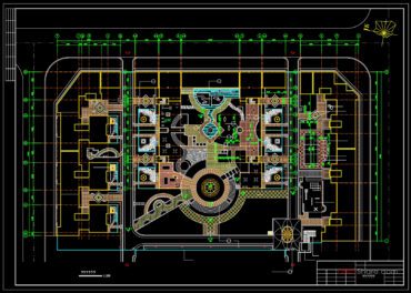 88.Free Download of Urban landscaping Detail Autocad Drawing DWG