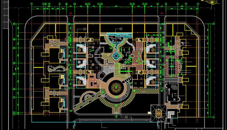 88.Free Download of Urban landscaping Detail Autocad Drawing DWG - Free ...
