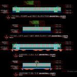 Autocad drawings of Basketball Court For Free Download - Free Cad ...