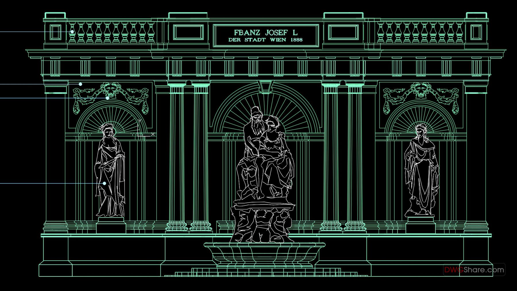 Historical Door Building Details AutoCAD File DWG