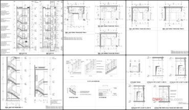 Modern 5-Story House Project PDF File Free Download 6x16.7m