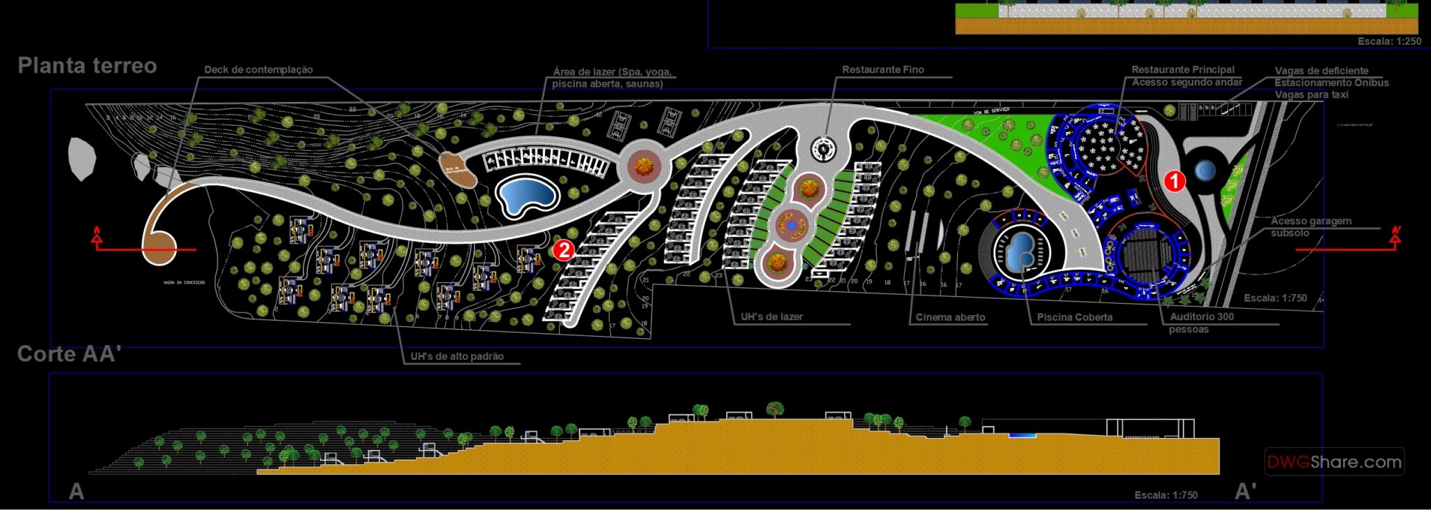Resort - Project 8th Period - Morning Special AutoCAD File DWG