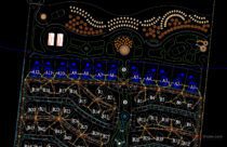 Resort en montaẹa Autocad File DWG