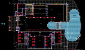 14.Classic Stair, Railing AutoCAD Blocks free download