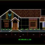 1-Story House Plans, Faces and Sections Details AutoCAD File 10x18m - Free Cad Blocks, download ...