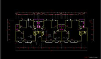 19. CAD drawings of a 10-story high-rise residential building project ...