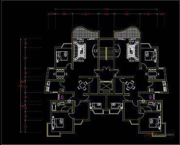118.Apartment Plan AutoCAD File Free Download
