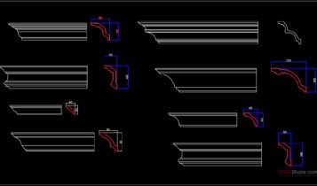 Cornices Archives - Free Cad Blocks, download DWG models for architects ...