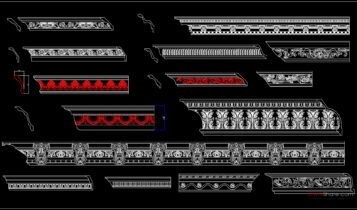 Cornices Archives - Free Cad Blocks, download DWG models for architects ...