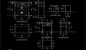 17.Storage Cabinet CAD Blocks