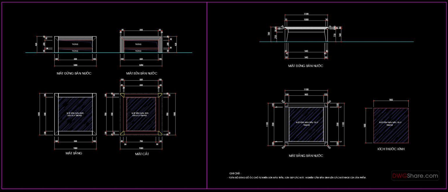 175.Walnut Tables Cad Blocks free download