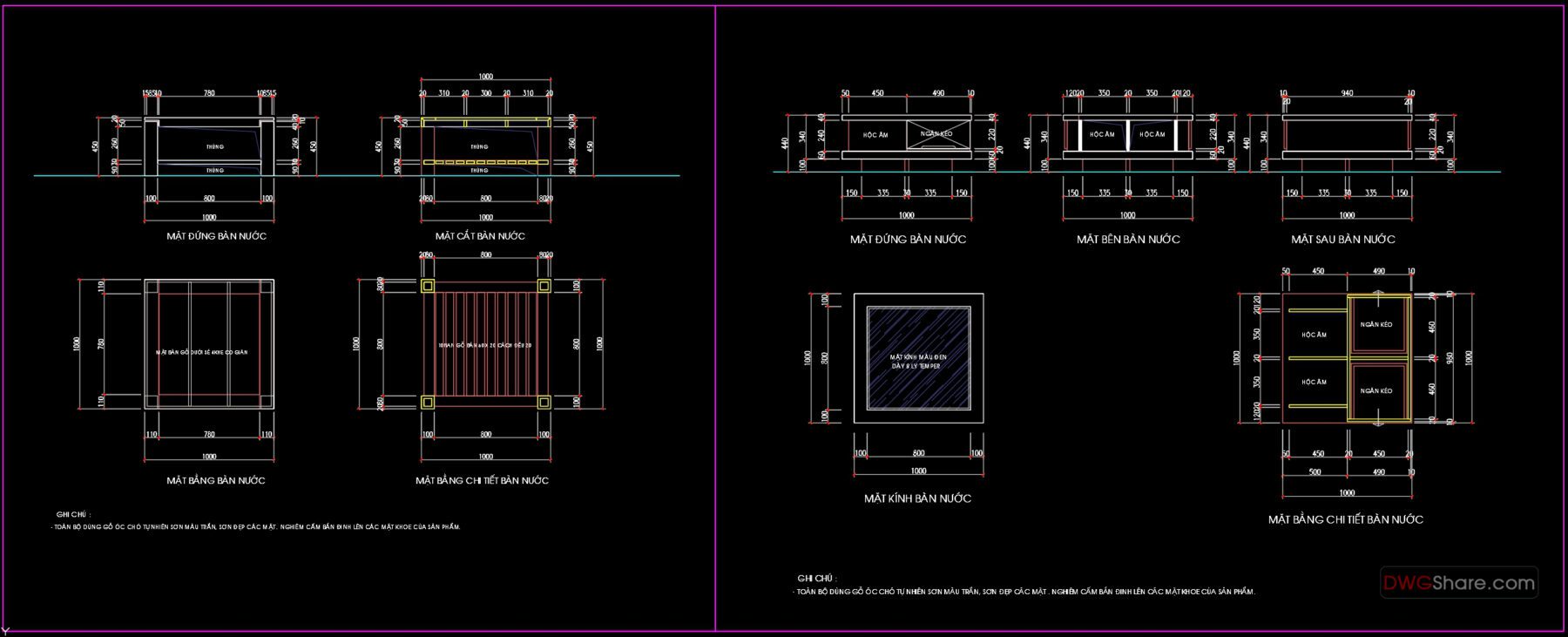 175.Walnut Tables Cad Blocks free download